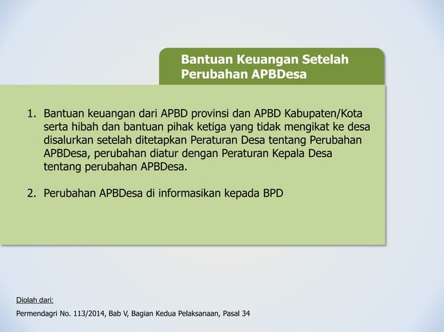 pelaksanaan apbdesa | PDF