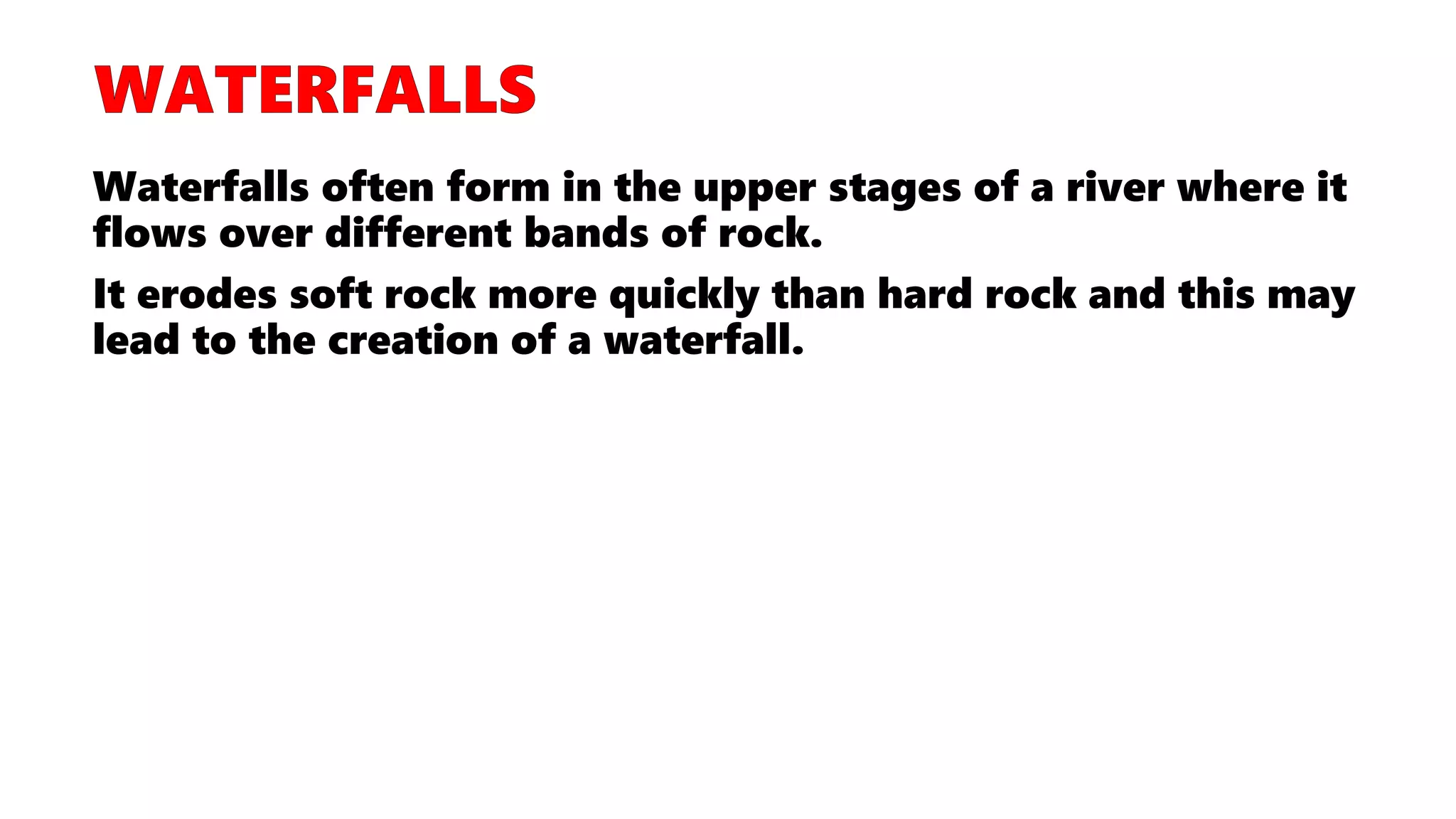 GEOGRAPHY YEAR 10: RIVER LANDFORMS | PPTX