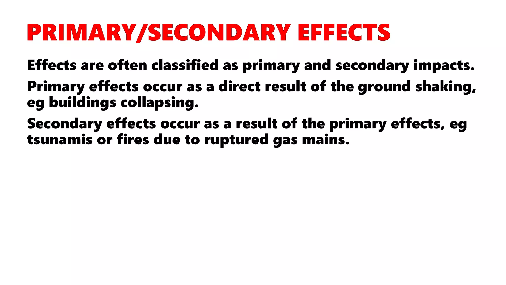 GEOGRAPHY IGCSE: EARTHQUAKES | PPTX