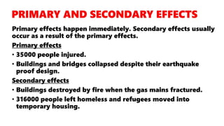 GEOGRAPHY IGCSE: EARTHQUAKES | PPTX