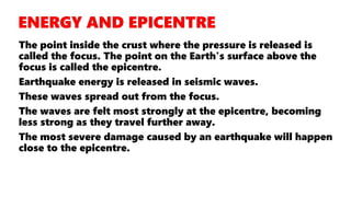 GEOGRAPHY IGCSE: EARTHQUAKES | PPTX | Geology | Science