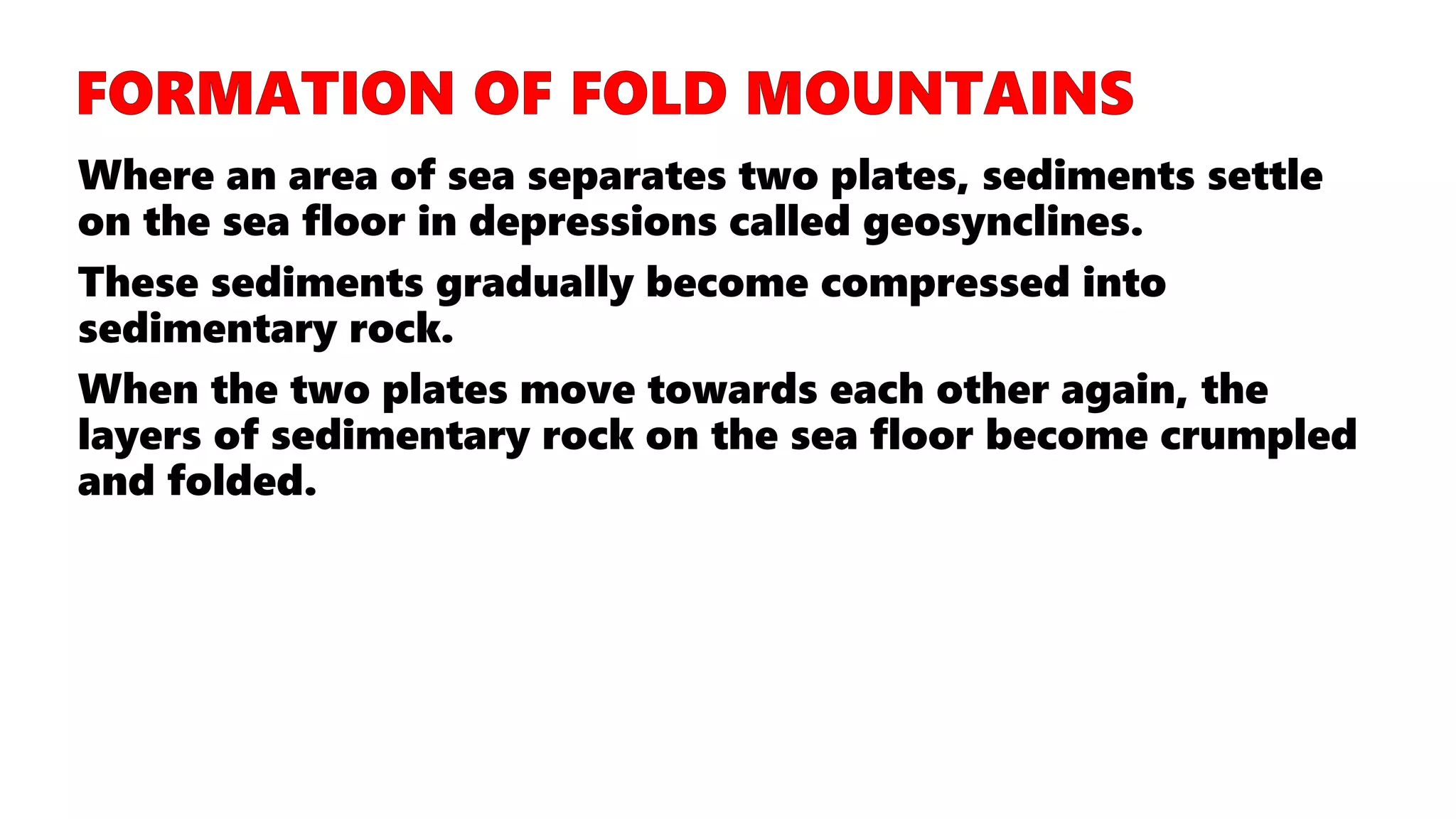 GEOGRAPHY IGCSE: FOLD MOUNTAINS | PPTX