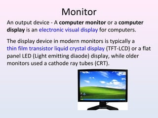 07. Output devices - computer | PPT