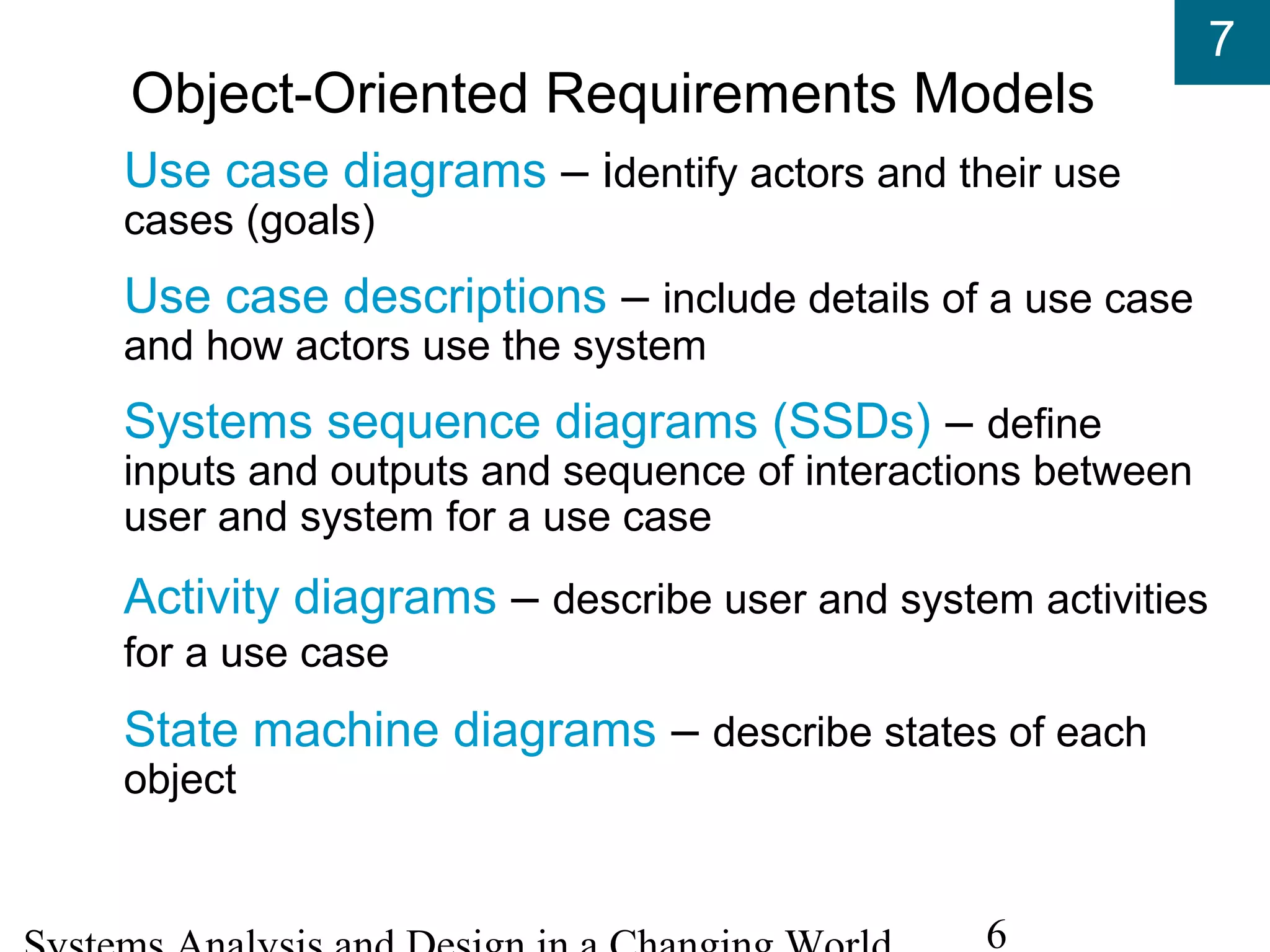 The Object-Oriented Approach to Requirements | PPT