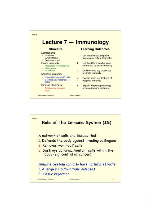 07. immunology | PDF