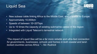 Liquid Telecom pan african digital networks | PDF