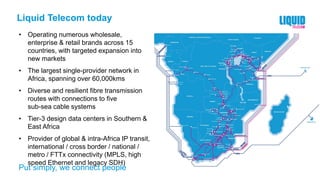 Liquid Telecom pan african digital networks | PDF