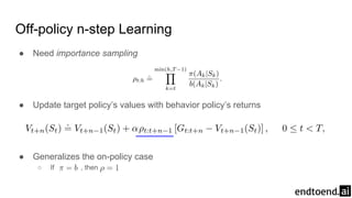 Reinforcement Learning 7. n-step Bootstrapping | PDF