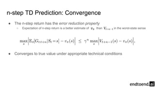 Reinforcement Learning 7. n-step Bootstrapping | PDF