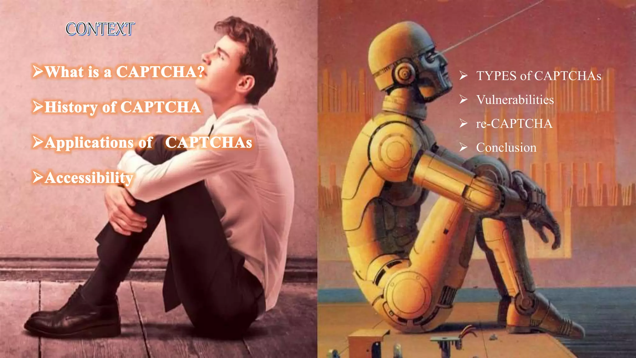 Captcha Human vs robots | PPT