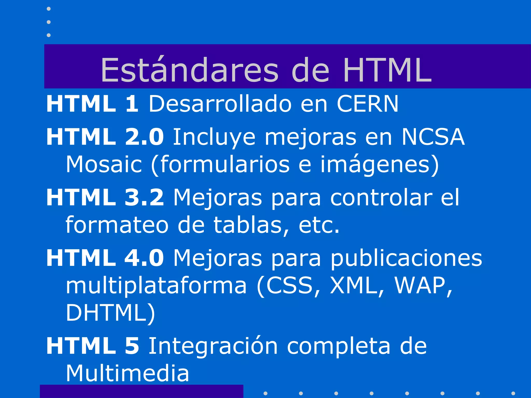 Introducción al HTML | PPT
