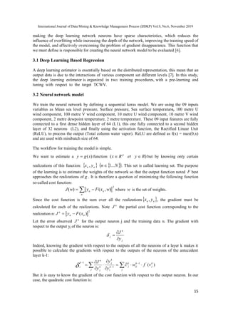DEEP LEARNING BASED MULTIPLE REGRESSION TO PREDICT TOTAL COLUMN WATER VAPOR (TCWV) FROM PHYSICAL ...
