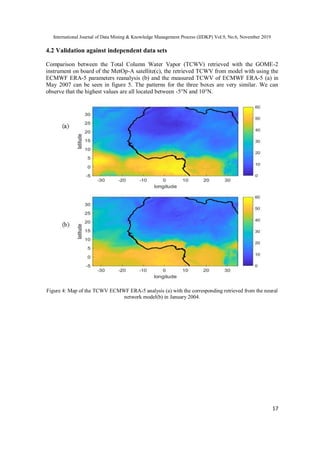 DEEP LEARNING BASED MULTIPLE REGRESSION TO PREDICT TOTAL COLUMN WATER VAPOR (TCWV) FROM PHYSICAL ...