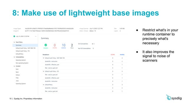 Image Scanning Best Practices for Containers and Kubernetes | PPT