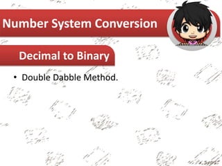 Decimal to Binary Conversion | PPTX | Computing | Technology & Computing