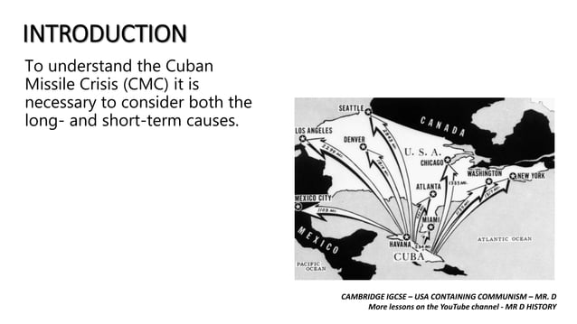 HISTORY IGCSE CONTENT - 20TH CENTURY OPTION - USA CONTAINING COMMUNISM ...