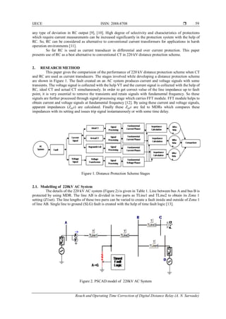 Reach and Operating Time Correction of Digital Distance Relay | PDF