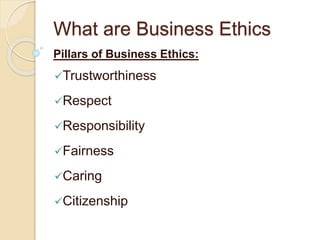 07. what are business ethics | PPT