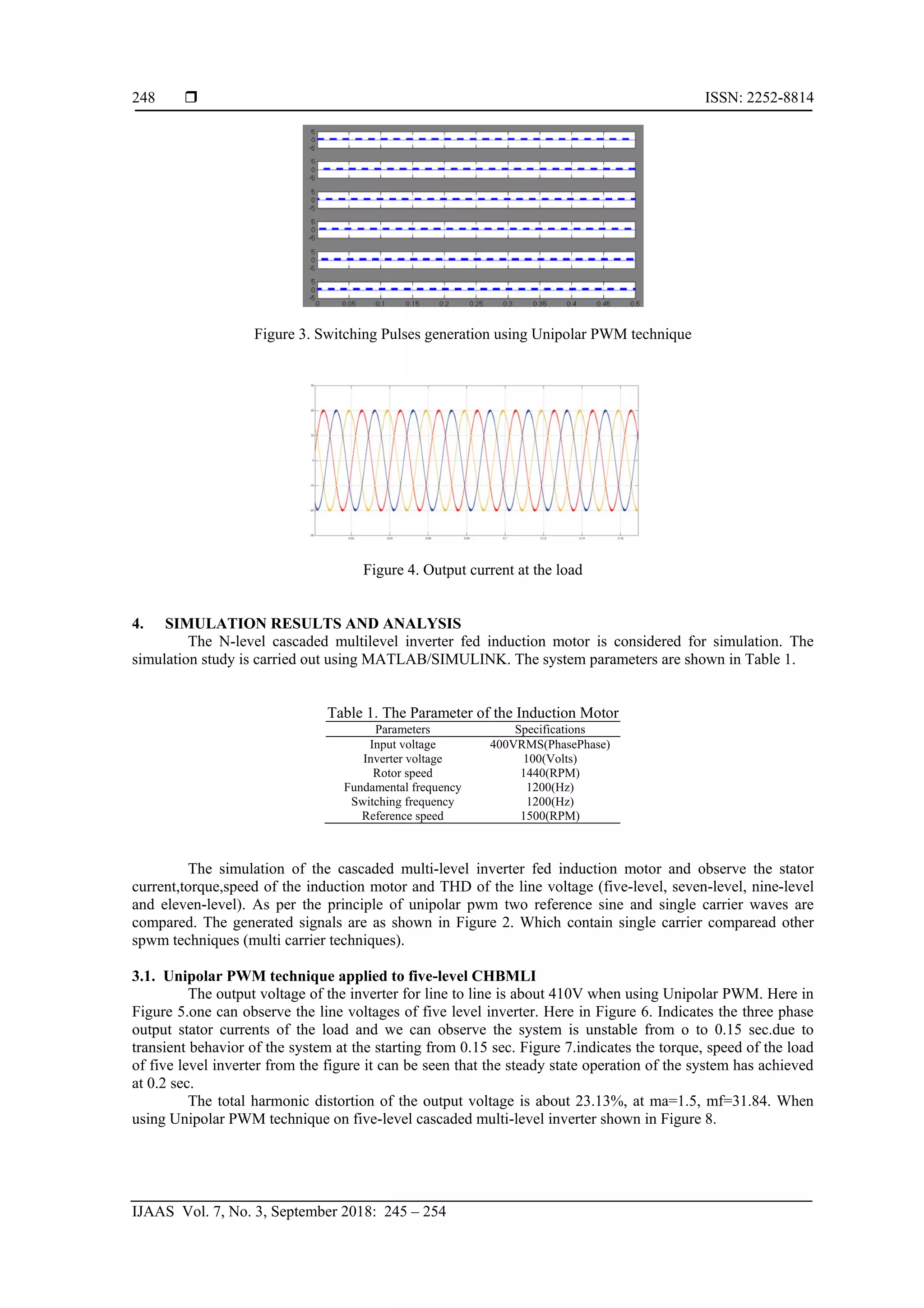 Analysis And Implementation Of Unipolar Pwm Strategies For Three Phase Cascade Multilevel