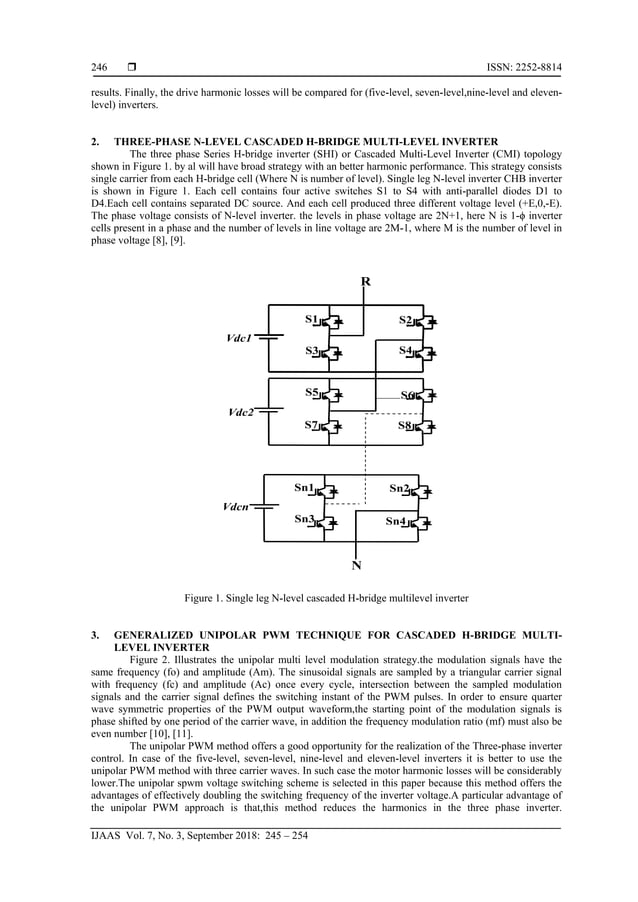 Analysis and Implementation of Unipolar PWM Strategies for Three Phase Cascade Multilevel ...