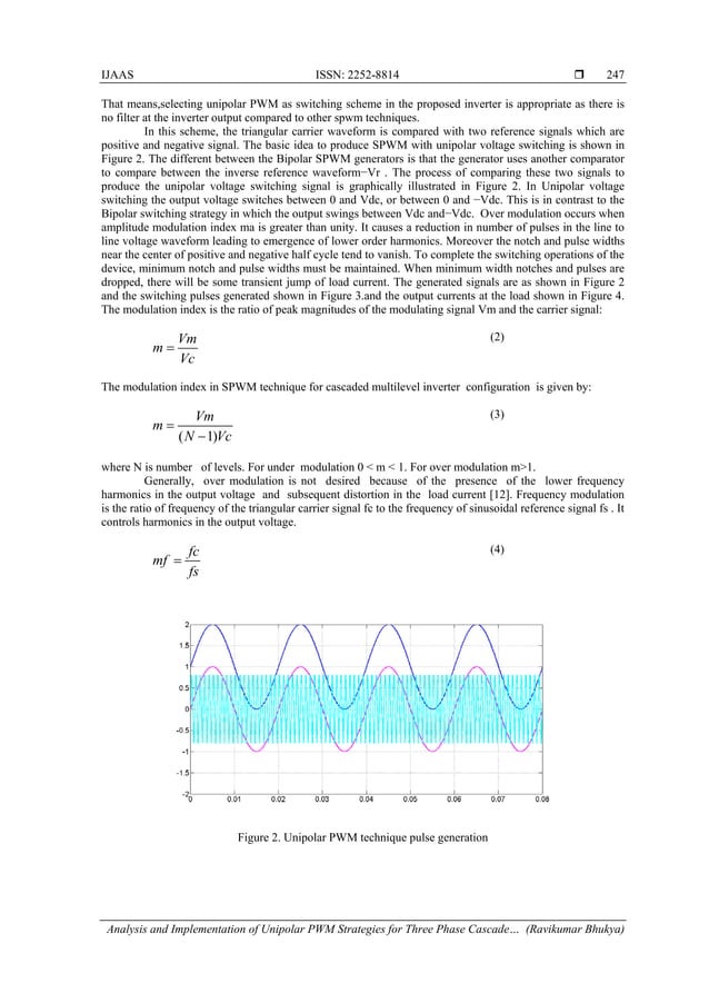 Analysis and Implementation of Unipolar PWM Strategies for Three Phase Cascade Multilevel ...