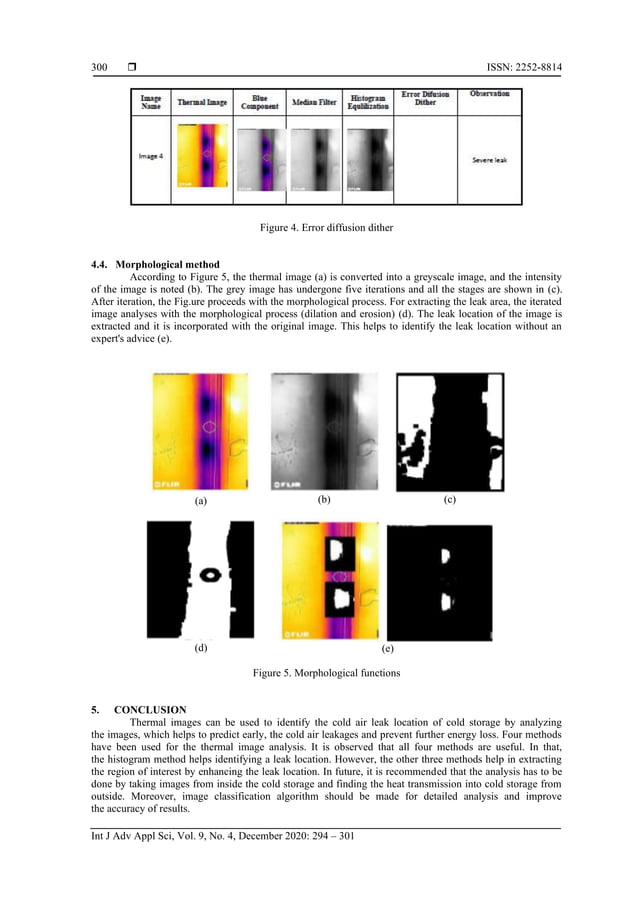 Application of thermal imaging for detecting cold air leak location in ...