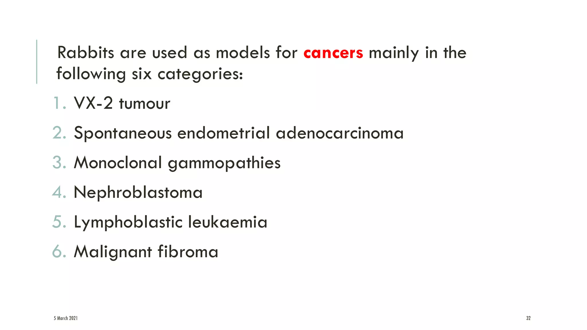 Rabbit as a Laboratory Animal. | PDF