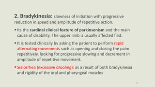 Parkinson's Disease [Advanced Pharmacology] | PPTX