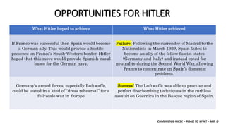 THE ROAD TO WAR 1939 - SPANISH CIVIL WAR 1936-1939 | PPTX