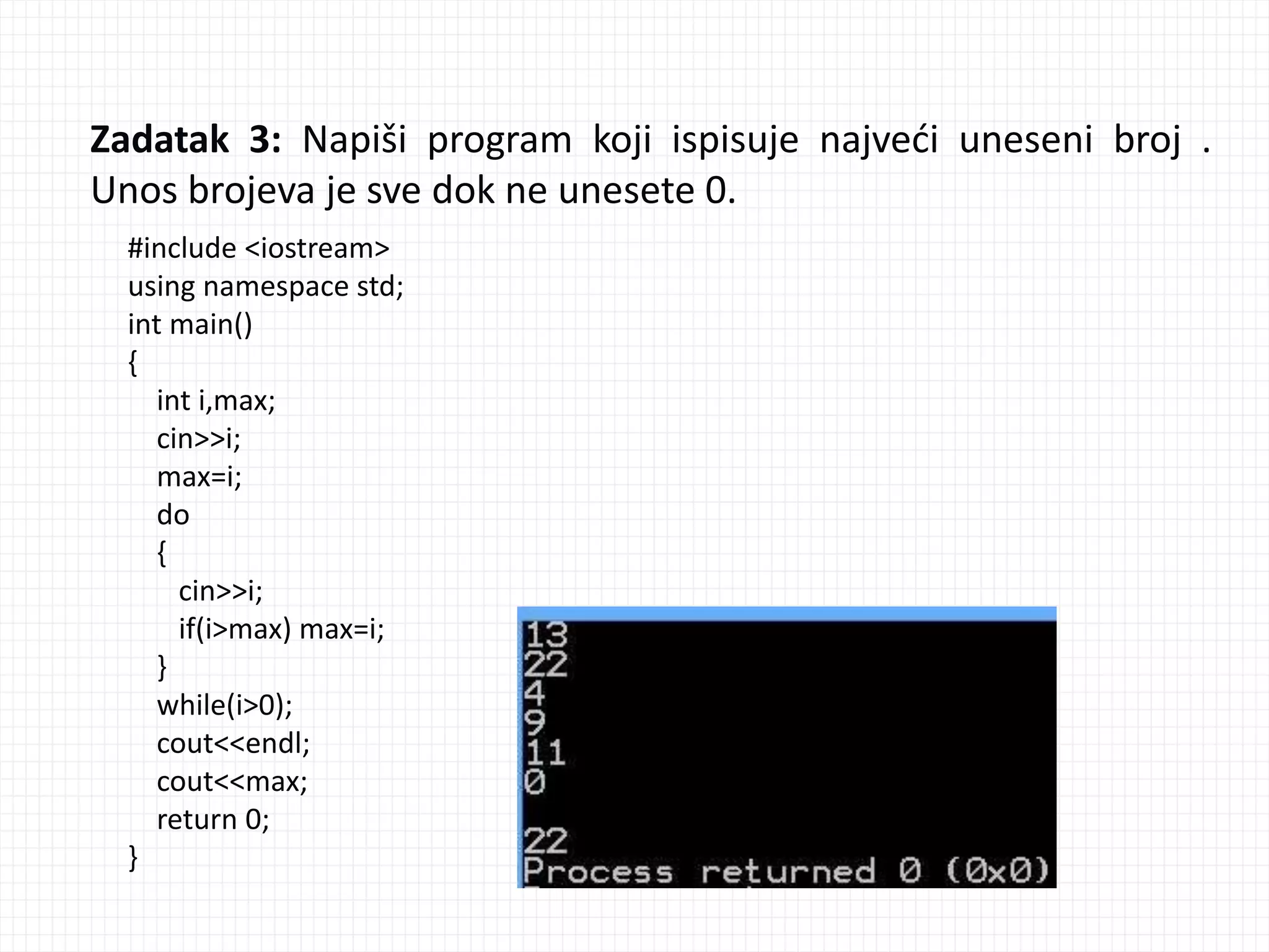 WHILE PETLJA-CIKLICNE STRUKTURE | PPT