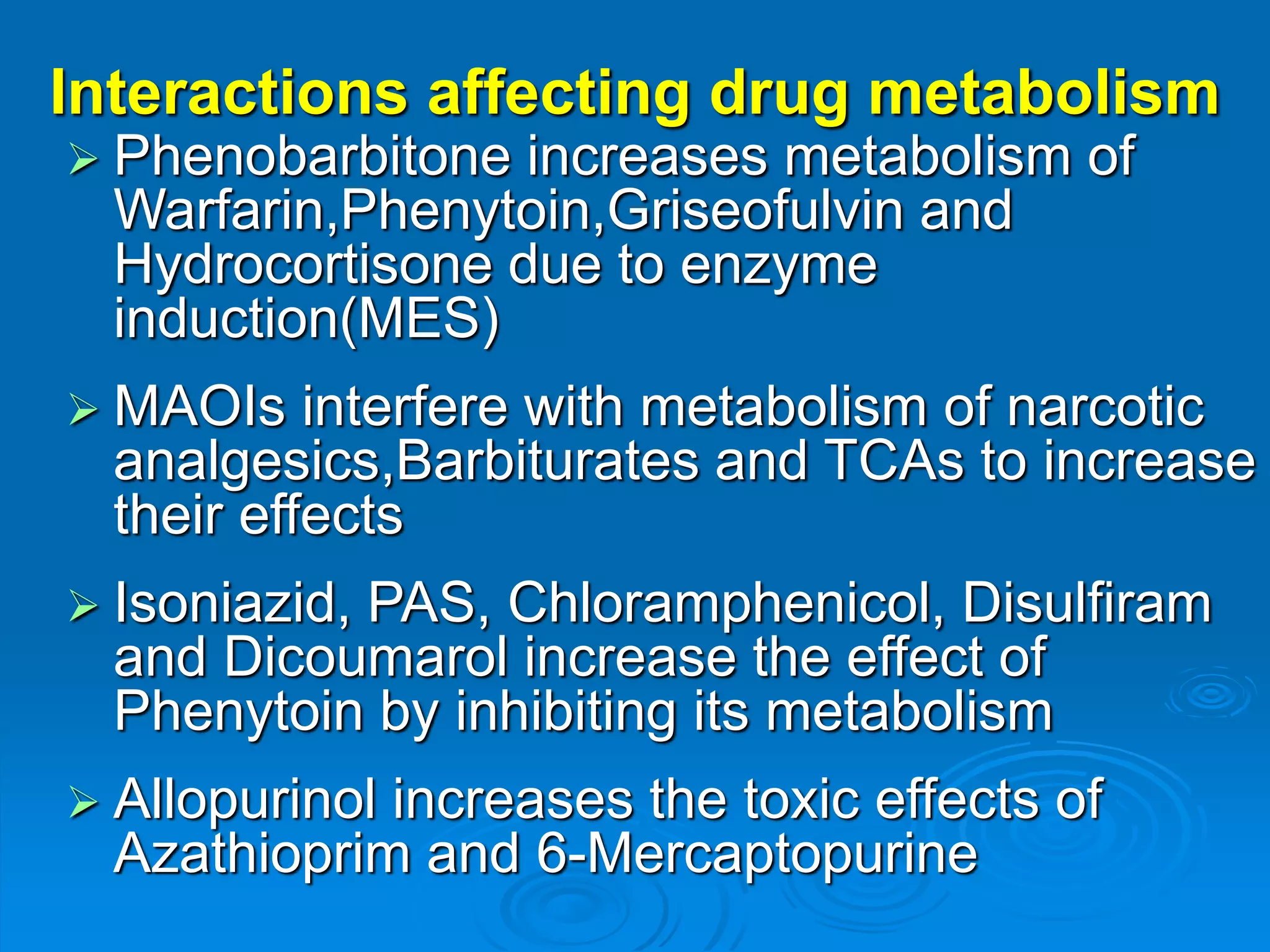 07. Drug Interactions.ppt | Pharmaceutical Industry | Industries