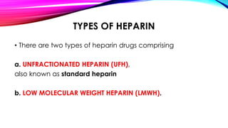 Heparin: Source, Structure, Chemistry, MOA and Uses | PPT