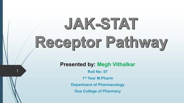 JAK-STAT Signalling Pathway | PPTX