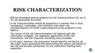 EPA Guidelines for Carcinogen Risk Assessment.pptx
