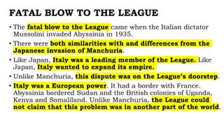 07. LEAGUE OF NATIONS - Abyssinian Crisis.pptx