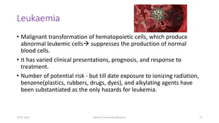Occupational Cancers and its prevention in an Industrial setting | PPTX