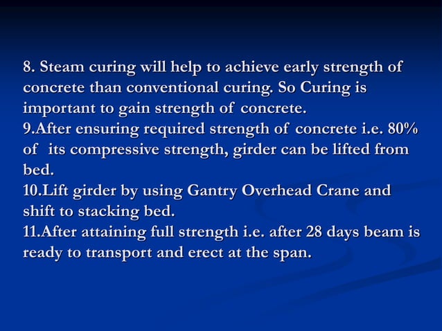 07. BRIDGE CONSTRUCTION METHODS Precast bridge construction | PPT