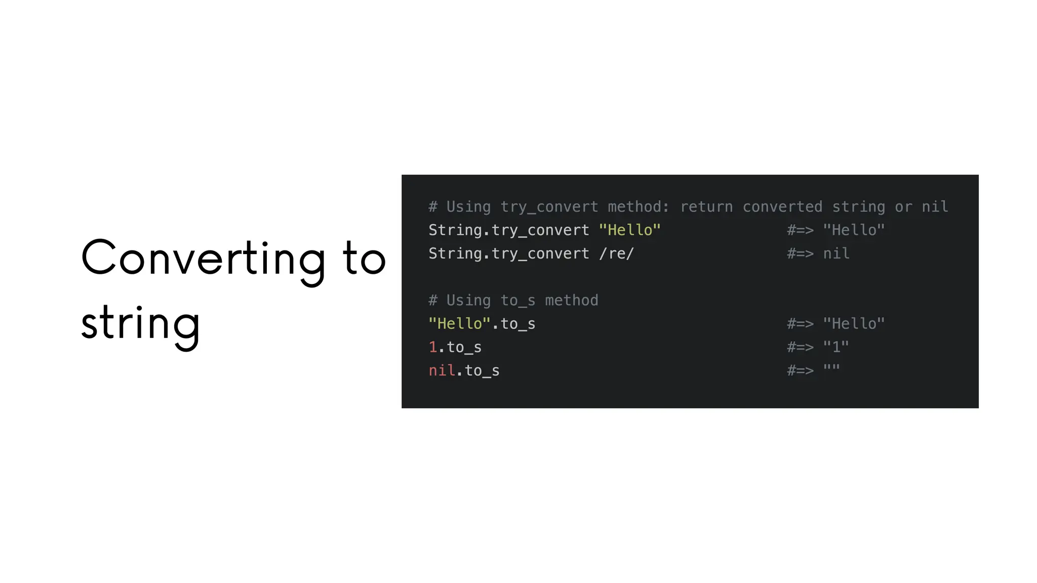 07. Ruby String Slides - Ruby Core Teaching | PPT 07. Ruby String Slides - Ruby Core Teaching | PPT