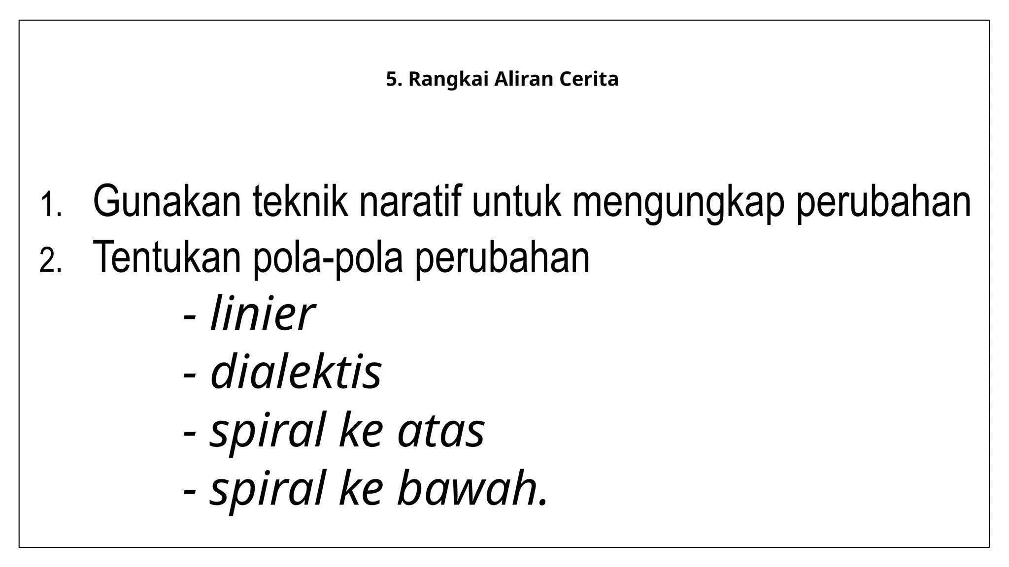 Belajar menulis dengan Teknik Menulis Features | PPTX