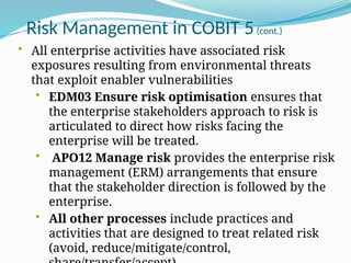 Introduction for COBIT 5 and GRC studying | PPT