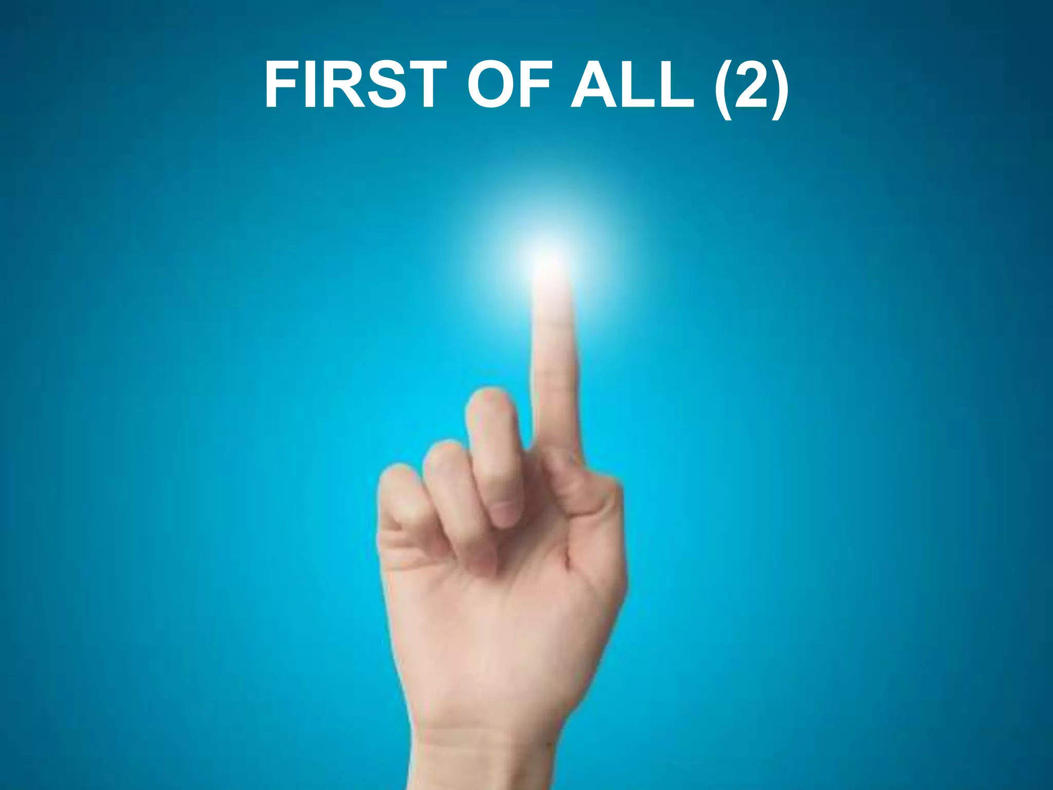 first of all (2) | PPT