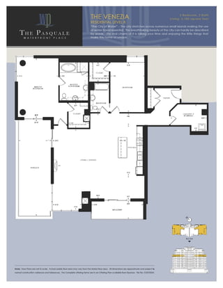 Waterfront Place Floorplans | PDF