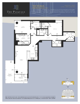 Waterfront Place Floorplans | PDF