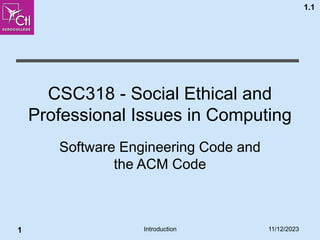 ACS Professional Code for Software Engineers | PDF | Technology & Computing