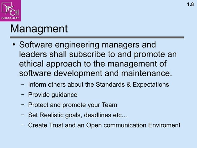 ACS Professional Code for Software Engineers | PPT