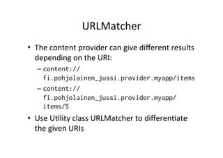 Android Data Persistence | PPT