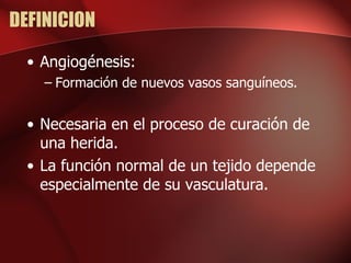 07 Angiogenesis Y Angiosomas CastañEda | PPT
