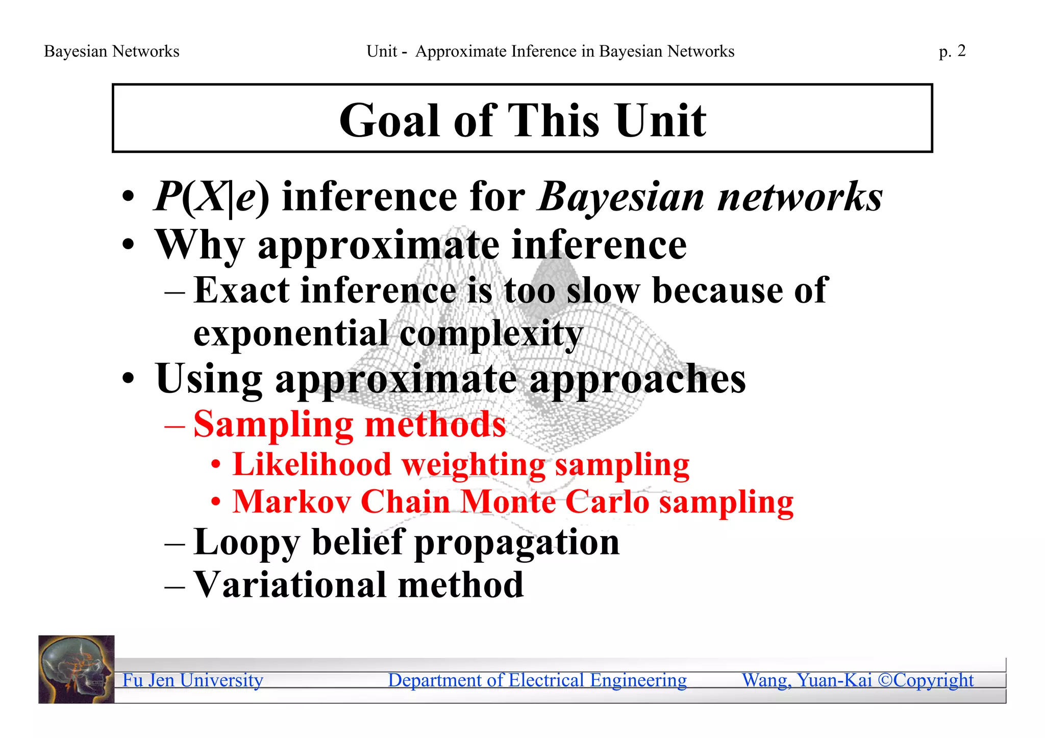 07 approximate inference in bn | PDF | Technology & Computing