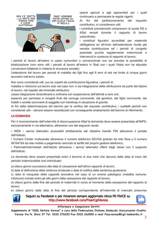Fisac Varese Informa - Luglio 2013 - Aspi ed altro | PDF