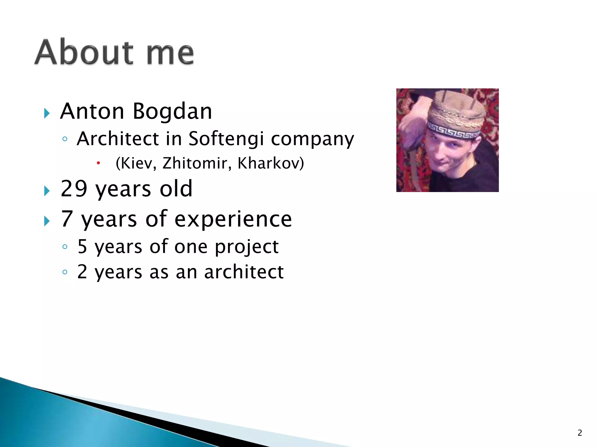 Our practice of designing and implementing REST-service API for existing system | PPT